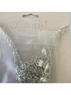 Bijoux Bar Delicates | Jewelry | Bijoux Delicates Silvertone 3 Chain ...
